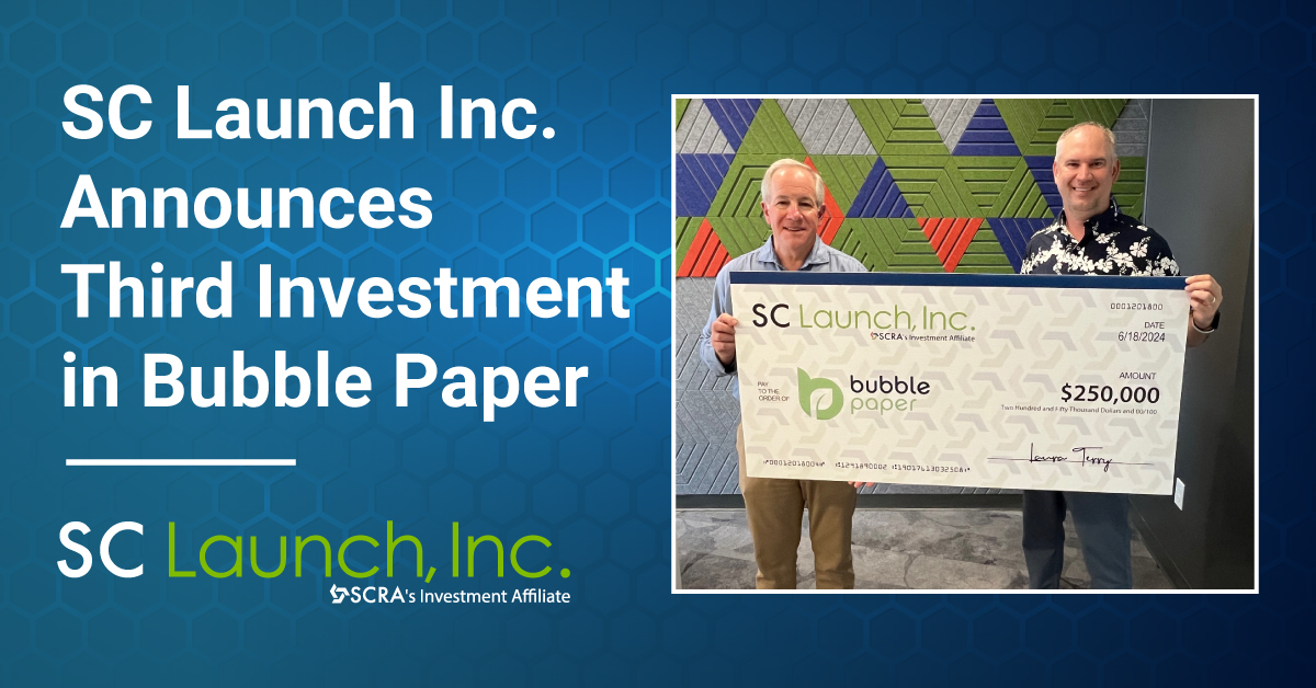 SC Launch Inc. Announces Third Investment in Bubble Paper - SCRA: South ...