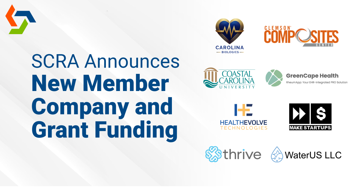 SCRA Announces New Member Companies and Grant Funding - SCRA: South ...